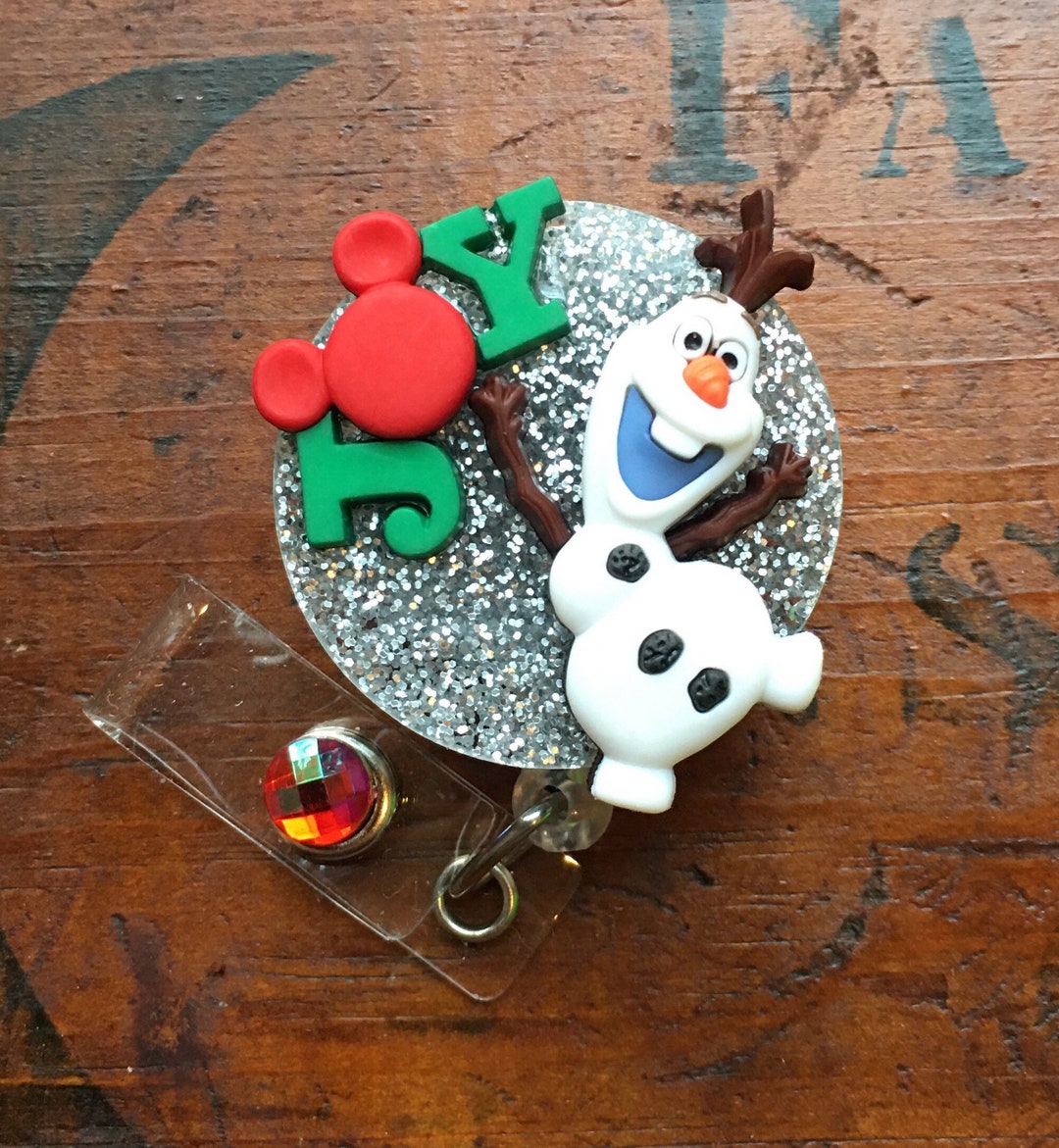 Disney Olaf Frozen ID Badge Weighs Less Than 1 Oz - Etsy