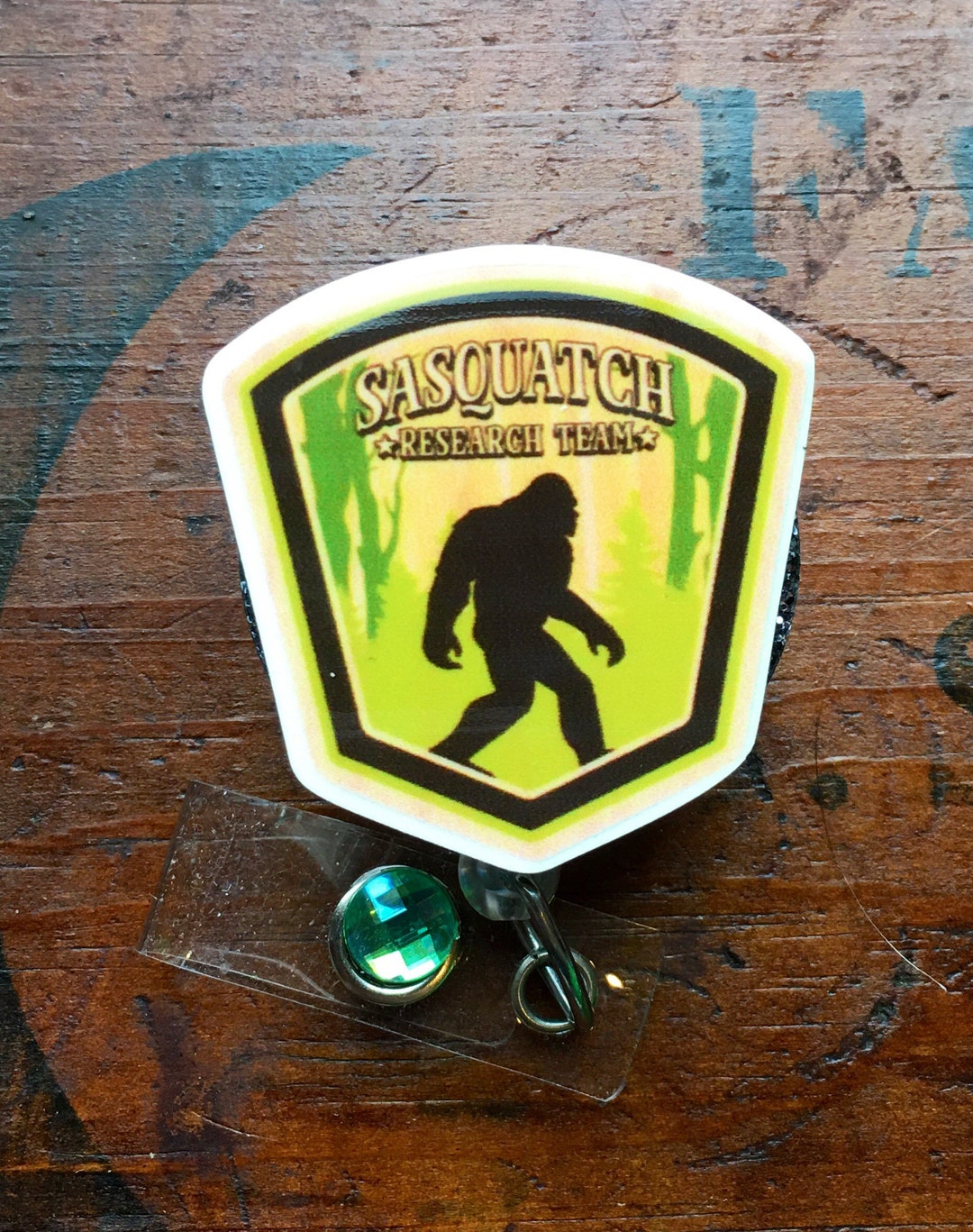 Sasquatch, Bigfoot ID Badge Reel - Etsy