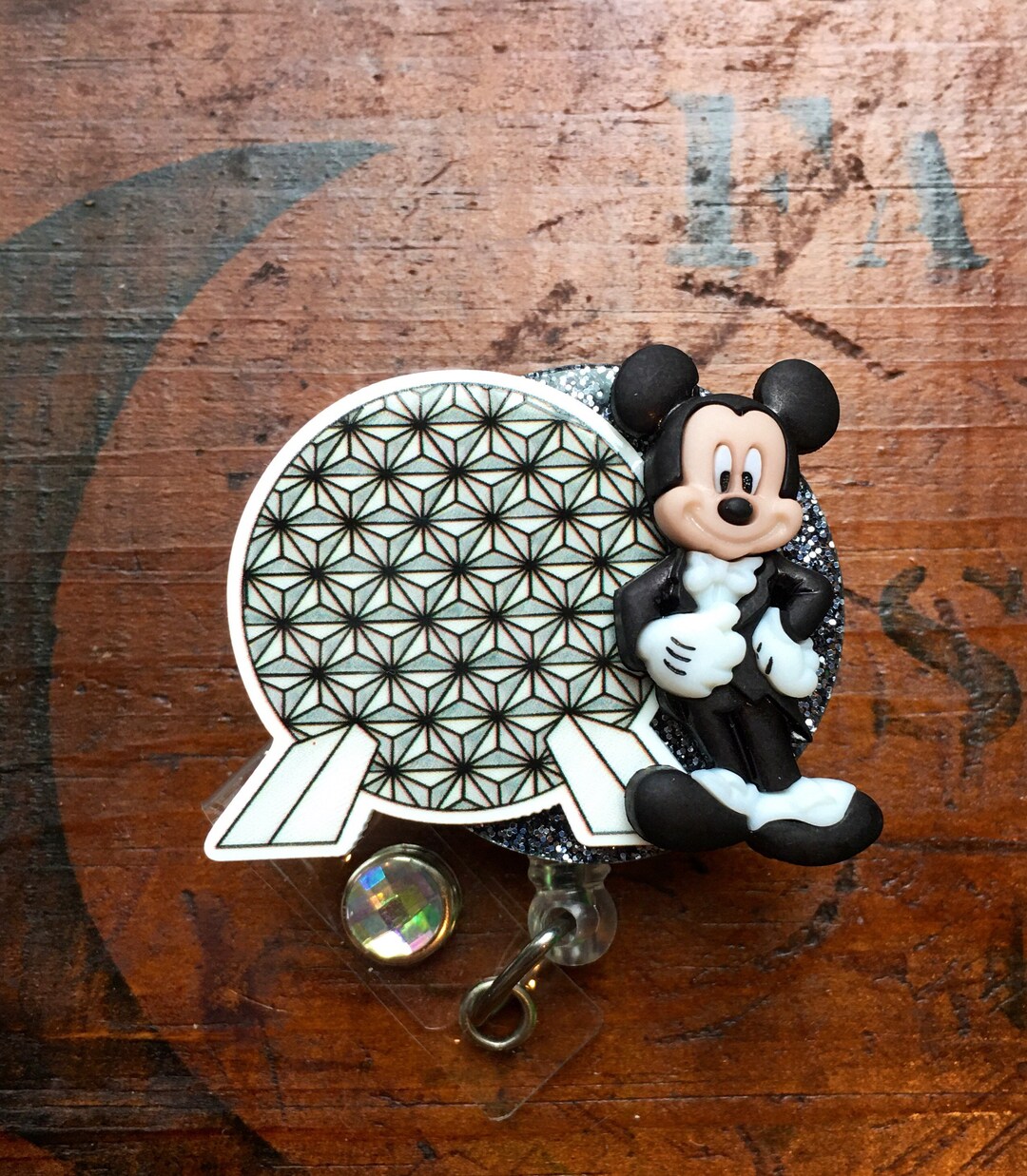 Disney Mickey Mouse ID Badge Reel - Etsy
