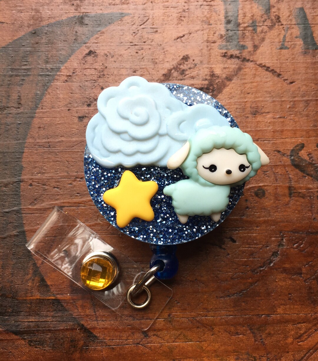 Night Time Bed Time Counting Sheep ID Badge Peds Nurse RN - Etsy