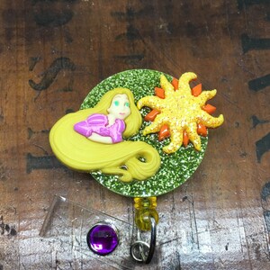 Rapunzel* Tangled* Princess Carriage ID Badge, RN Retractable Reel ...