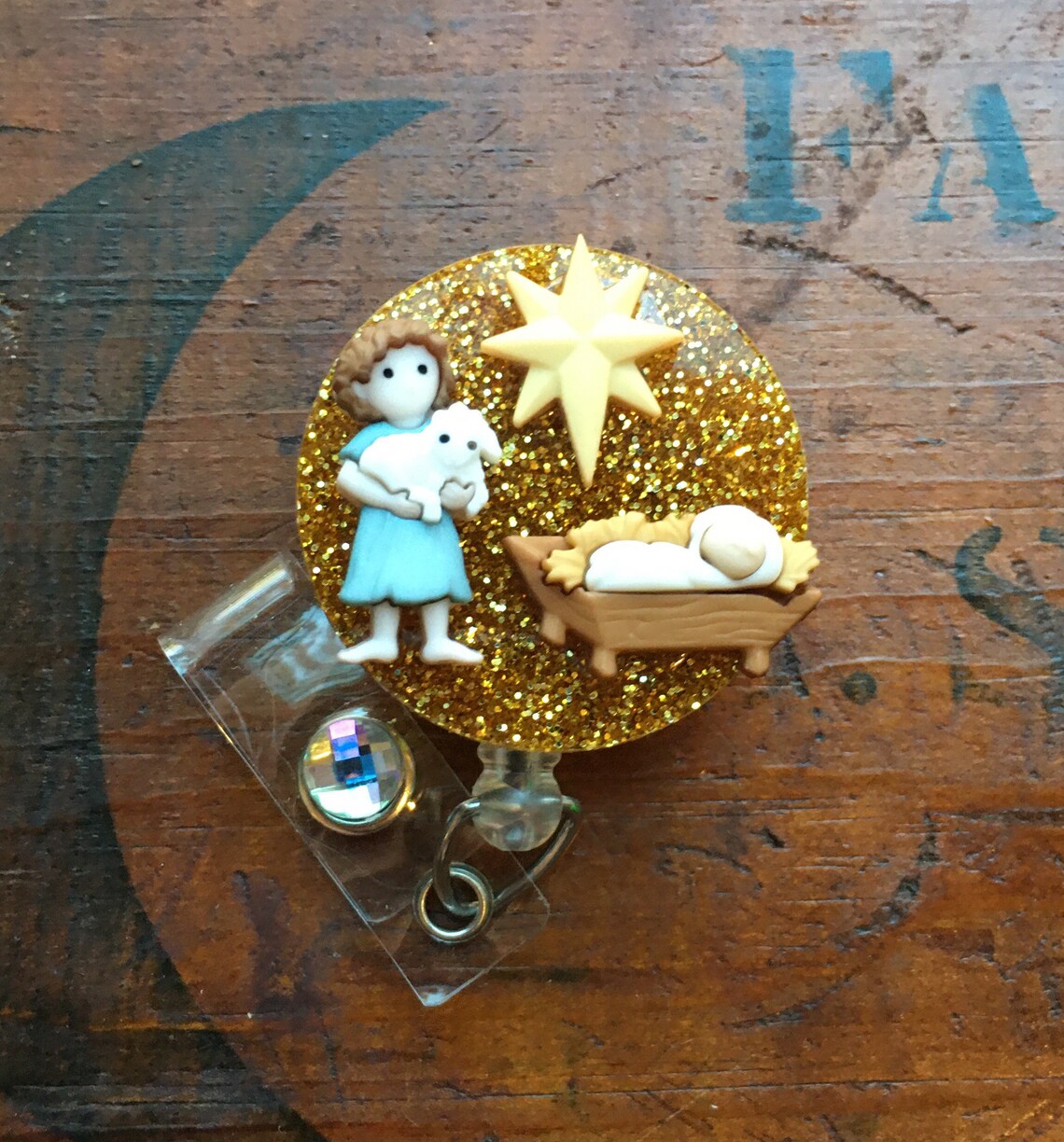 Christmas Nativity Baby Jesus ID Badge Weighs Less Than 1 Oz - Etsy