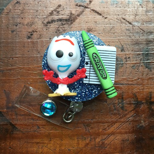 Cars Lightning Mcqueen ID Badge Reel | Etsy