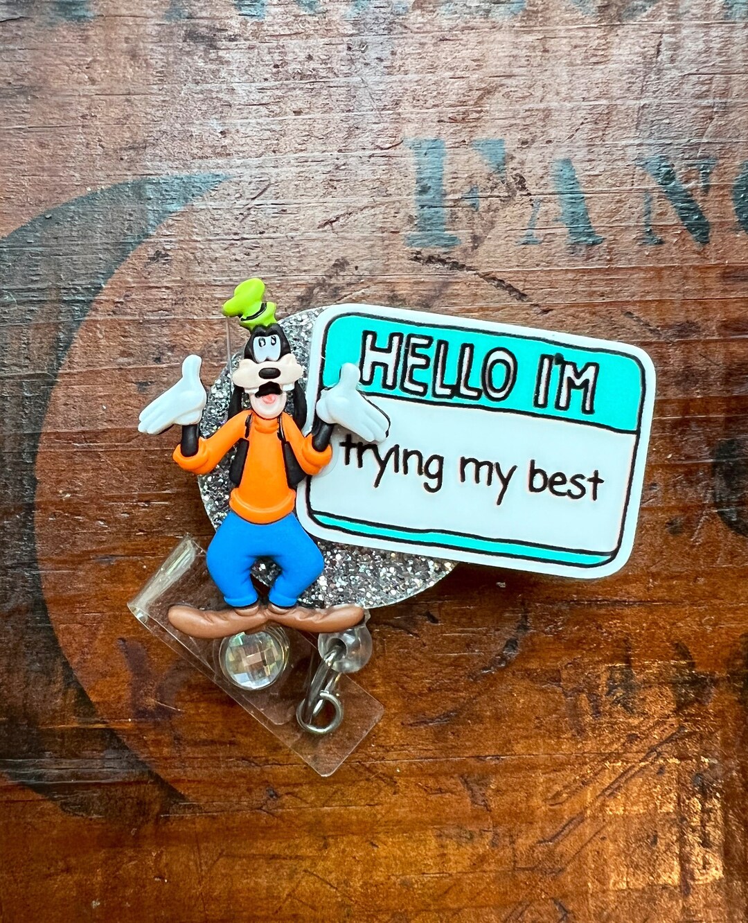 Disney* Goofy* ID Badge Reel - Etsy