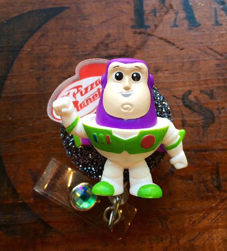 Toy Story 4 Buzz Lightyear ID Badge Reel Weighs Approx - Etsy