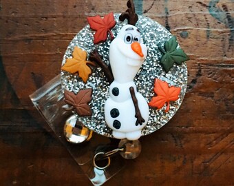 Disney Olaf Frozen ID Badge Reel - Etsy