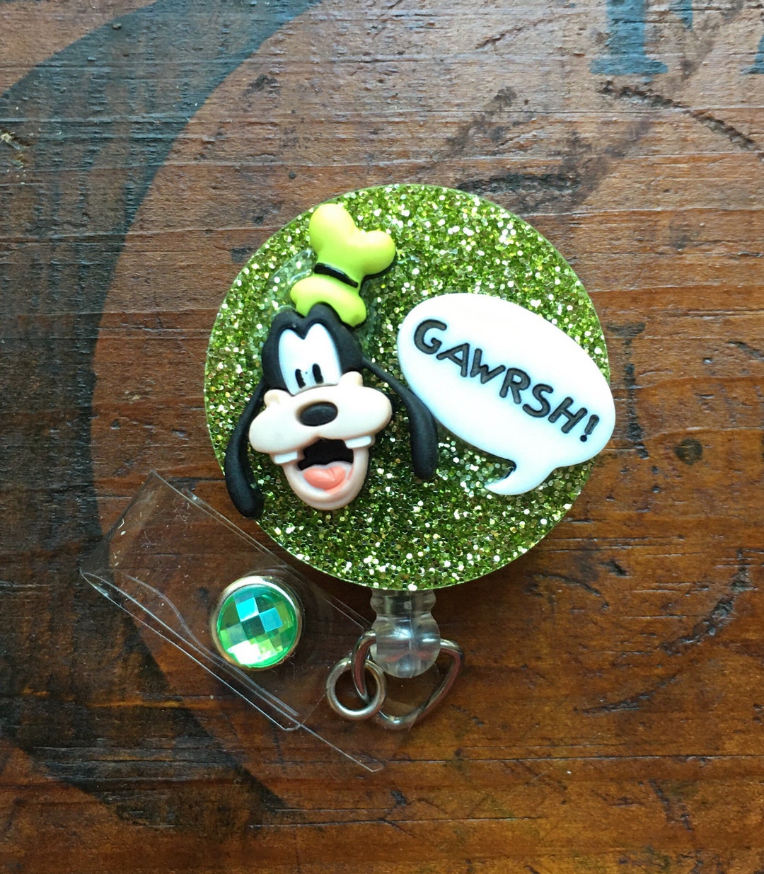 Disney Goofy ID Badge Reel - Etsy