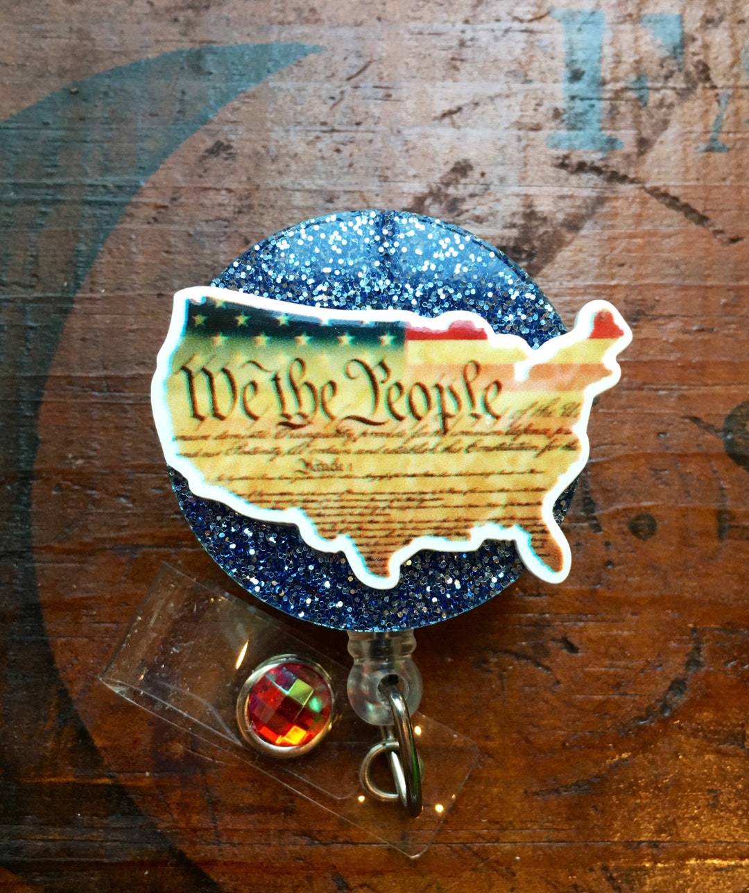 Constitution, American, Patriotic, History Teacher Badge Reel - Etsy