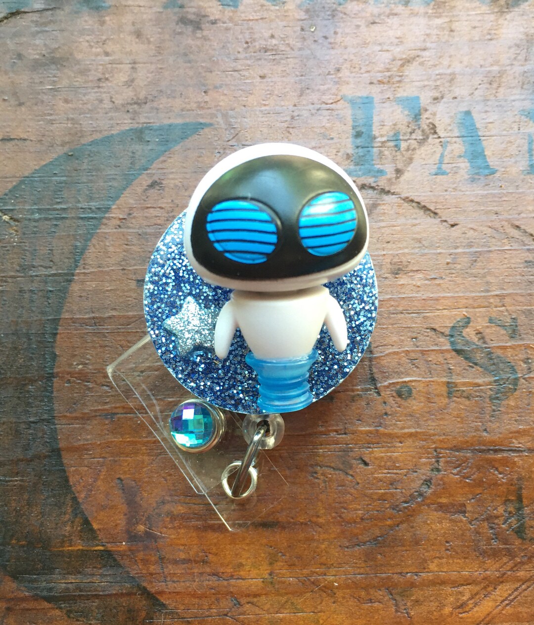 Eve* From Wall-e* ID Badge Reel - Etsy