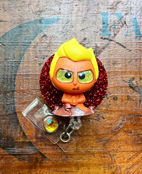 Hades From Disneys Hercules ID Badge Reel Badge Holder - Etsy
