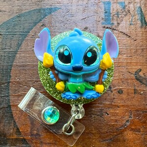 Disney Stitch ID Badge, RN Reel, Weighs Less Than 1oz - Etsy