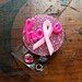 Breast Cancer Hope Name Tag Support Ribbon Badge Reel - Etsy