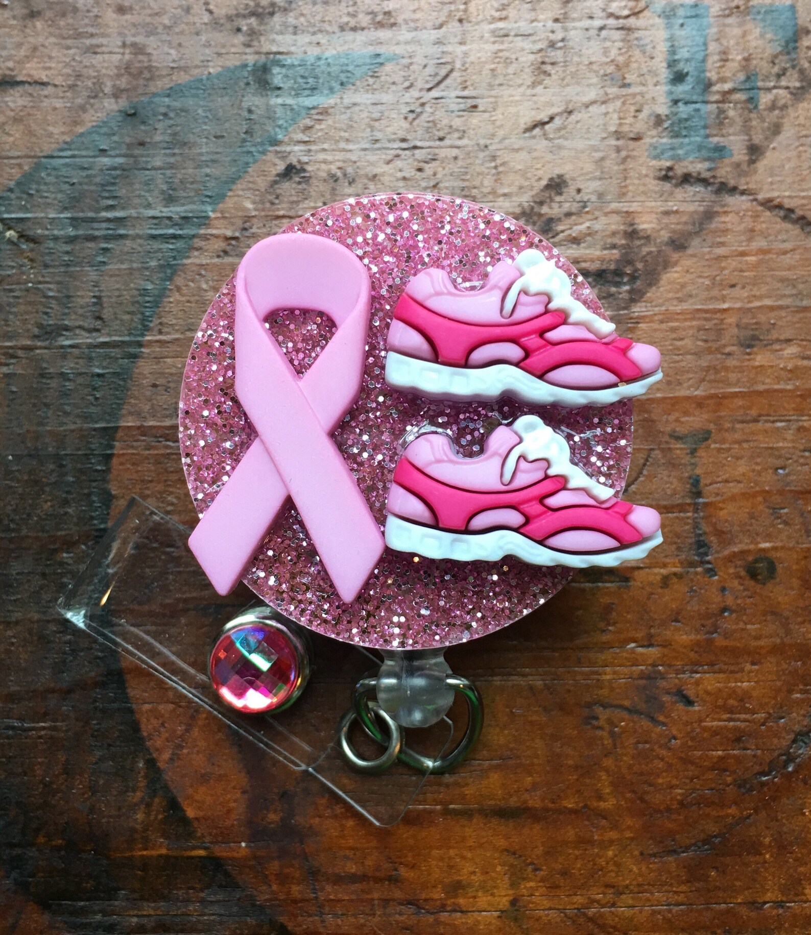 Breast Cancer Hope, Support Ribbon, Walk for Breast Cancer ID Badge ...