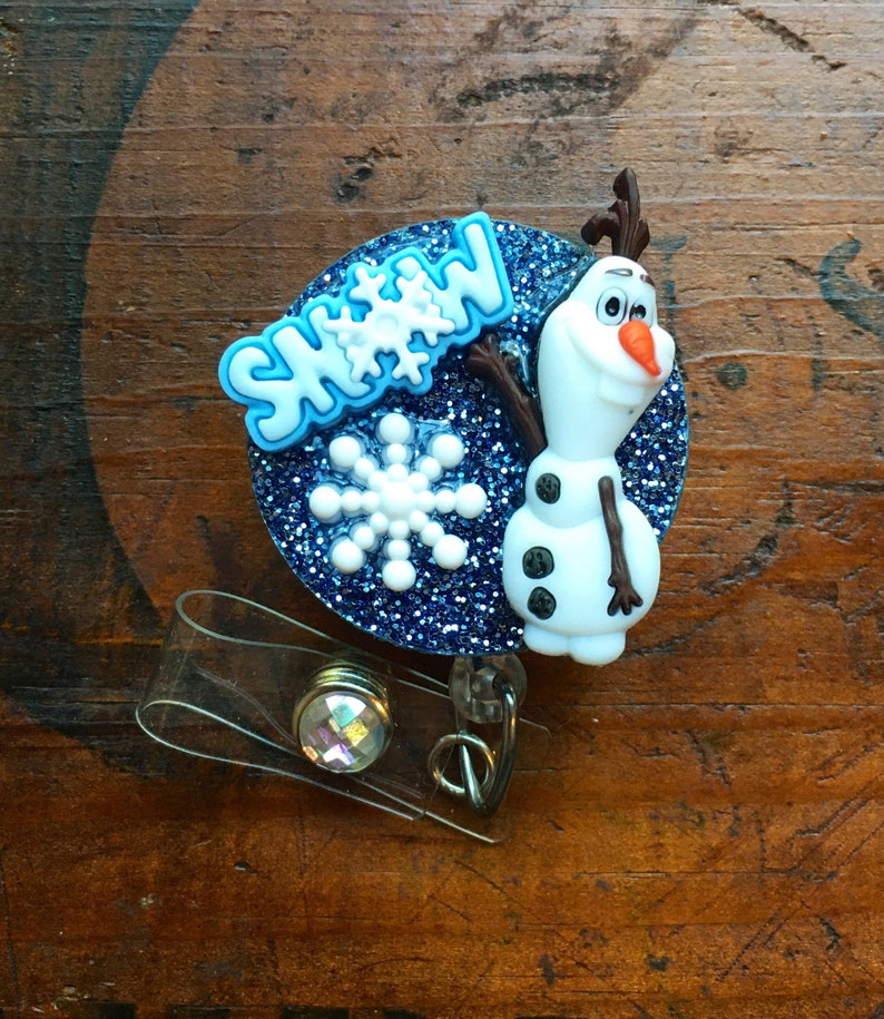 Disney Olaf Frozen ID Badge Reel Weighs Less Than 1 Oz | Etsy