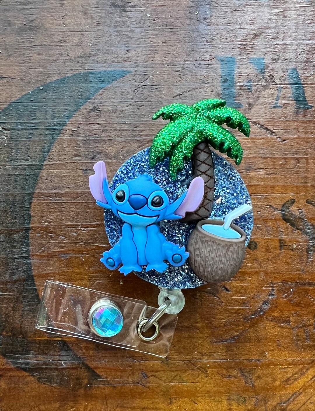 Disney Lilo and Stitch ID Badge Reel, Badge Holder - Etsy