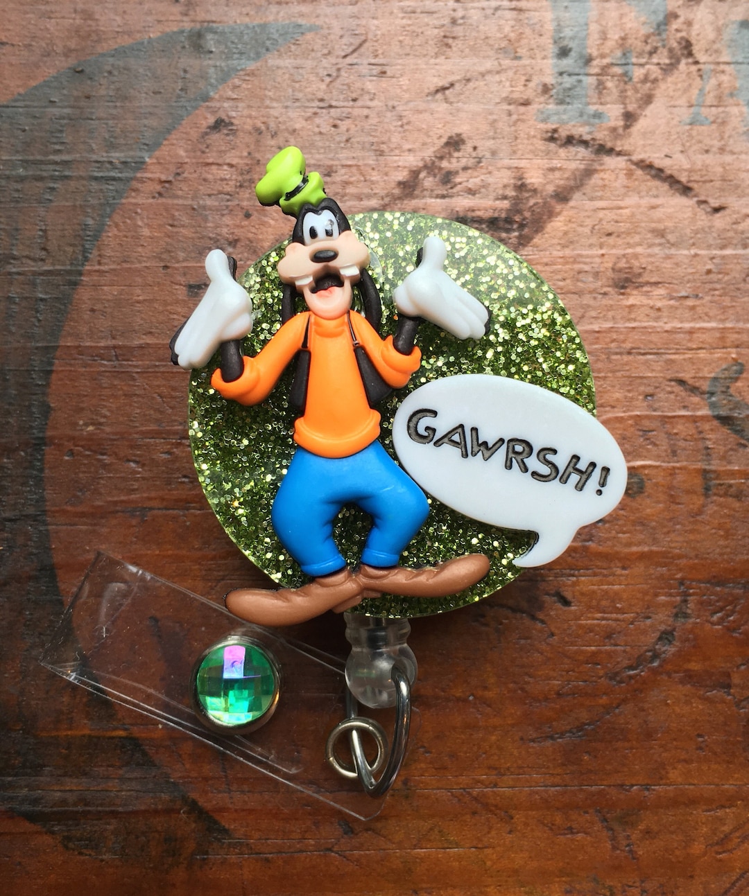 Disney* Goofy* ID Badge Reel, Badge Holder Weighs Less Than 1 Oz - Etsy