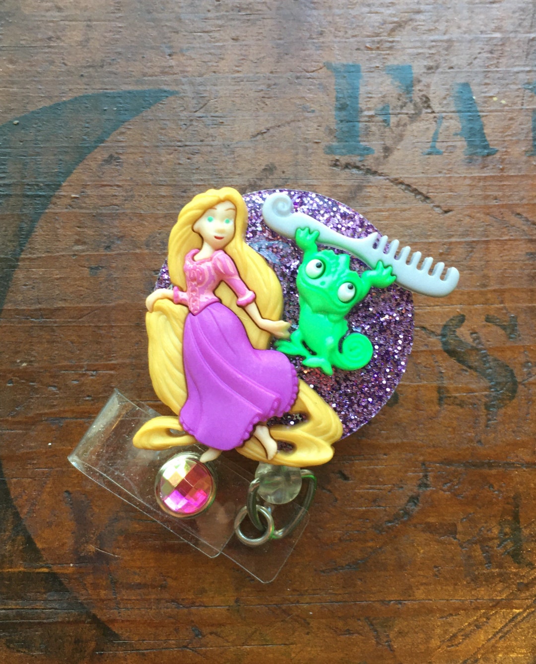 Disney* Rapunzel* & Pascal* ID Badge Reel - Etsy