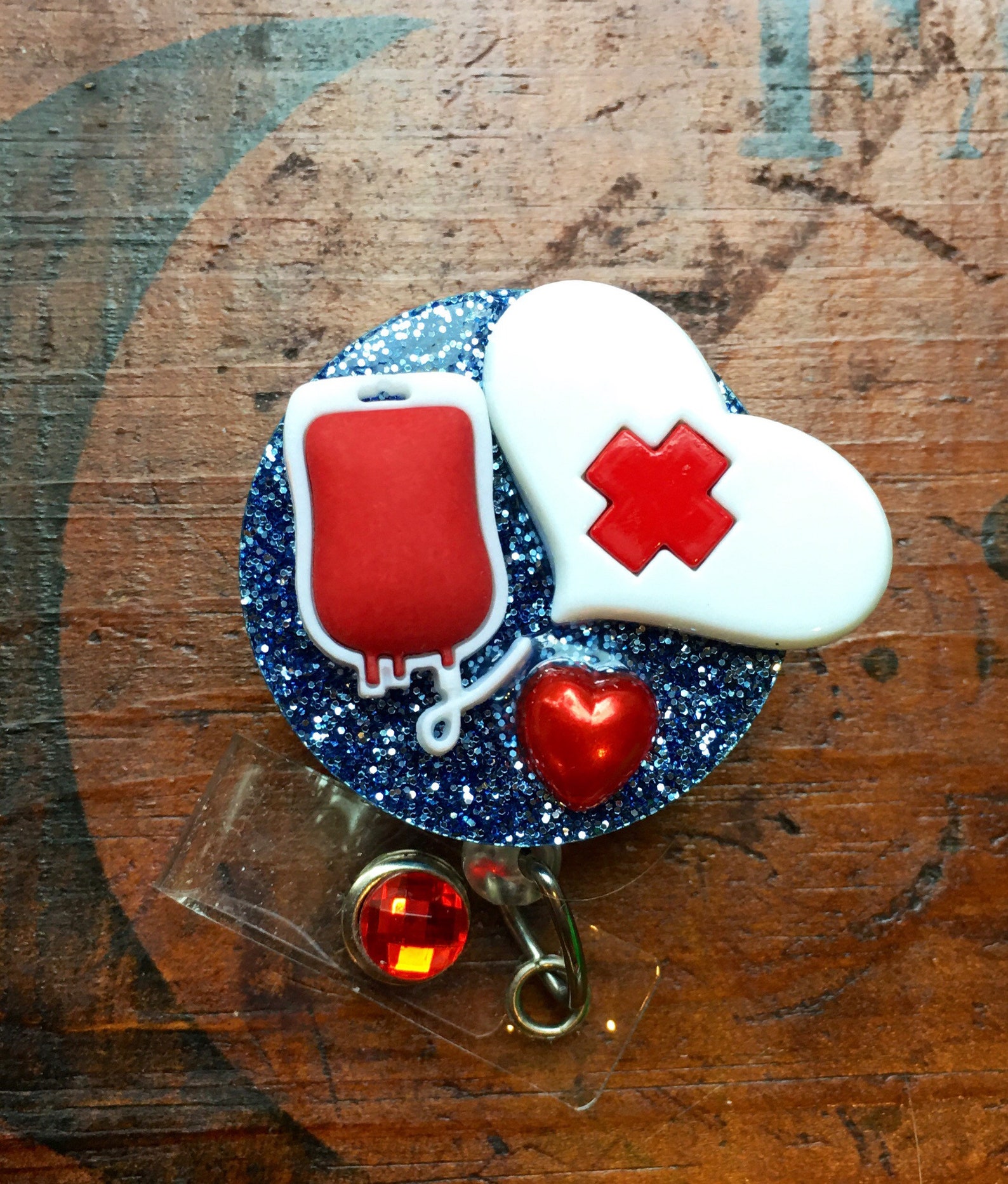 Phlebotomist, Hematologist, Nurse, Blood Donation ID Badge Reel - Etsy