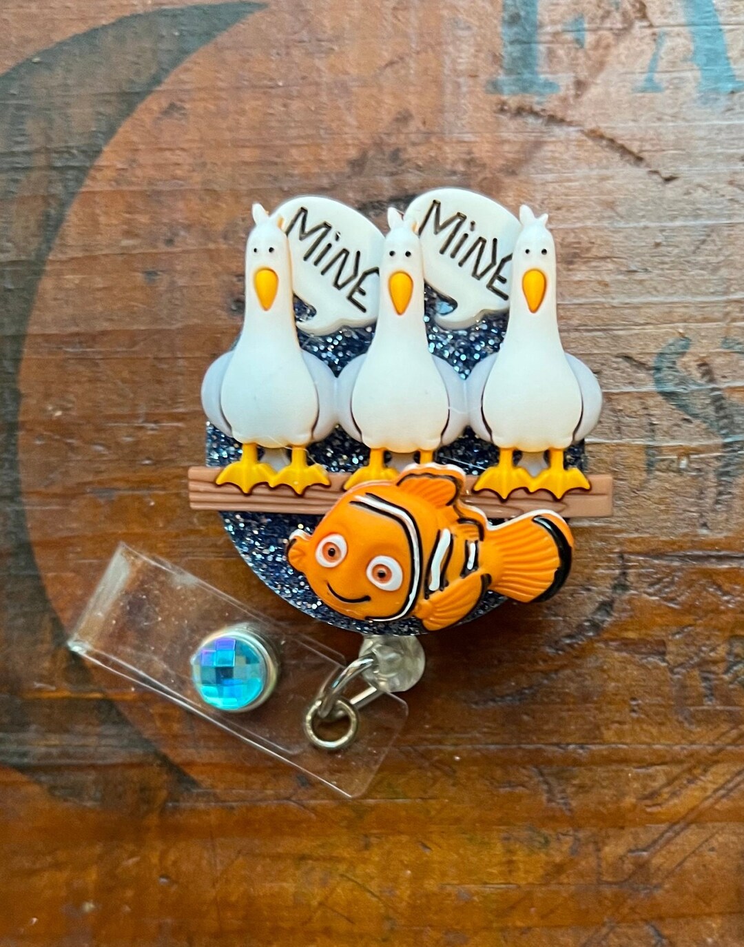 Finding Nemo ID Badge Reel Badge Holder - Etsy