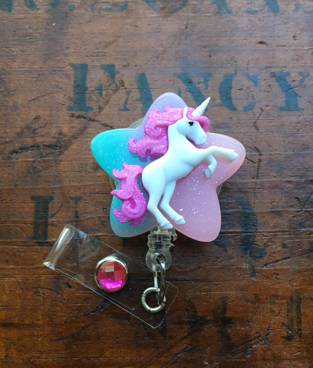 SALE Unicorn ID Badge, Weighs Less Than 1 Oz - Etsy