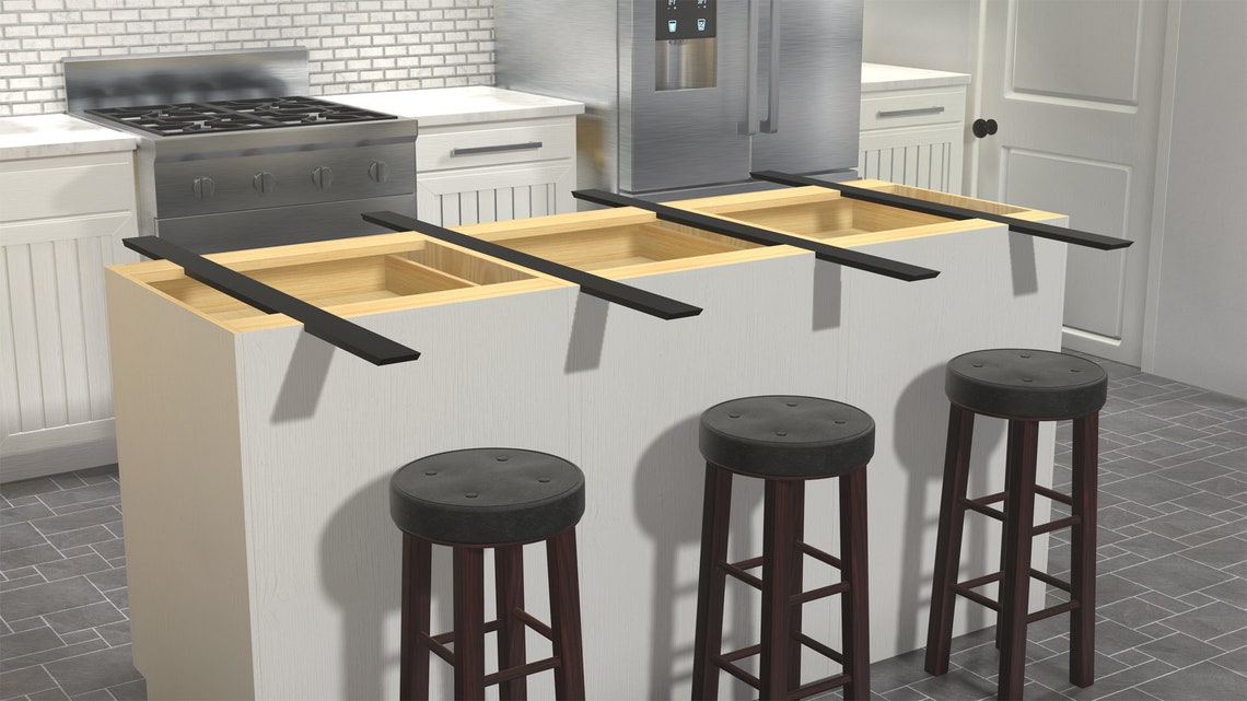 Double-sided Aluminum Countertop Support Bracket - Etsy