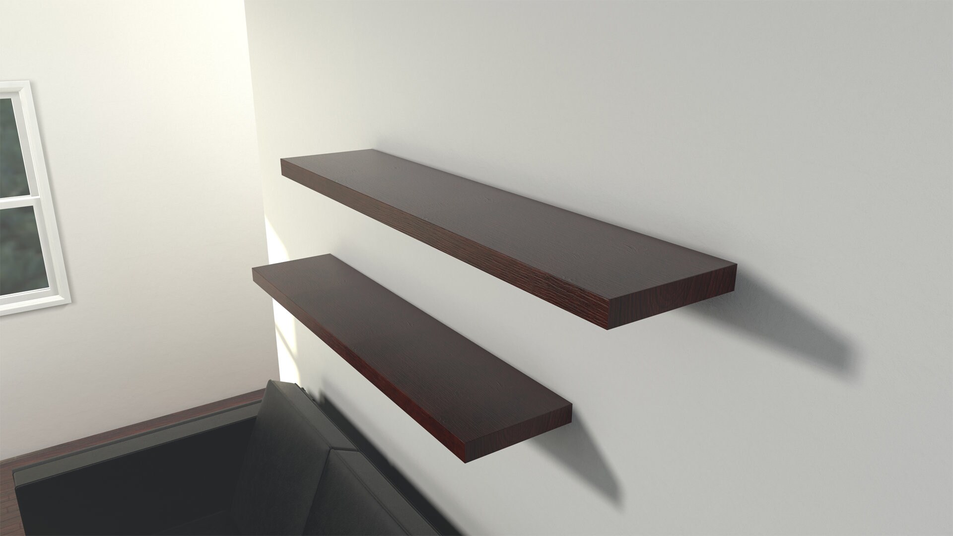 Square Free Floating Shelf Bracket - Etsy