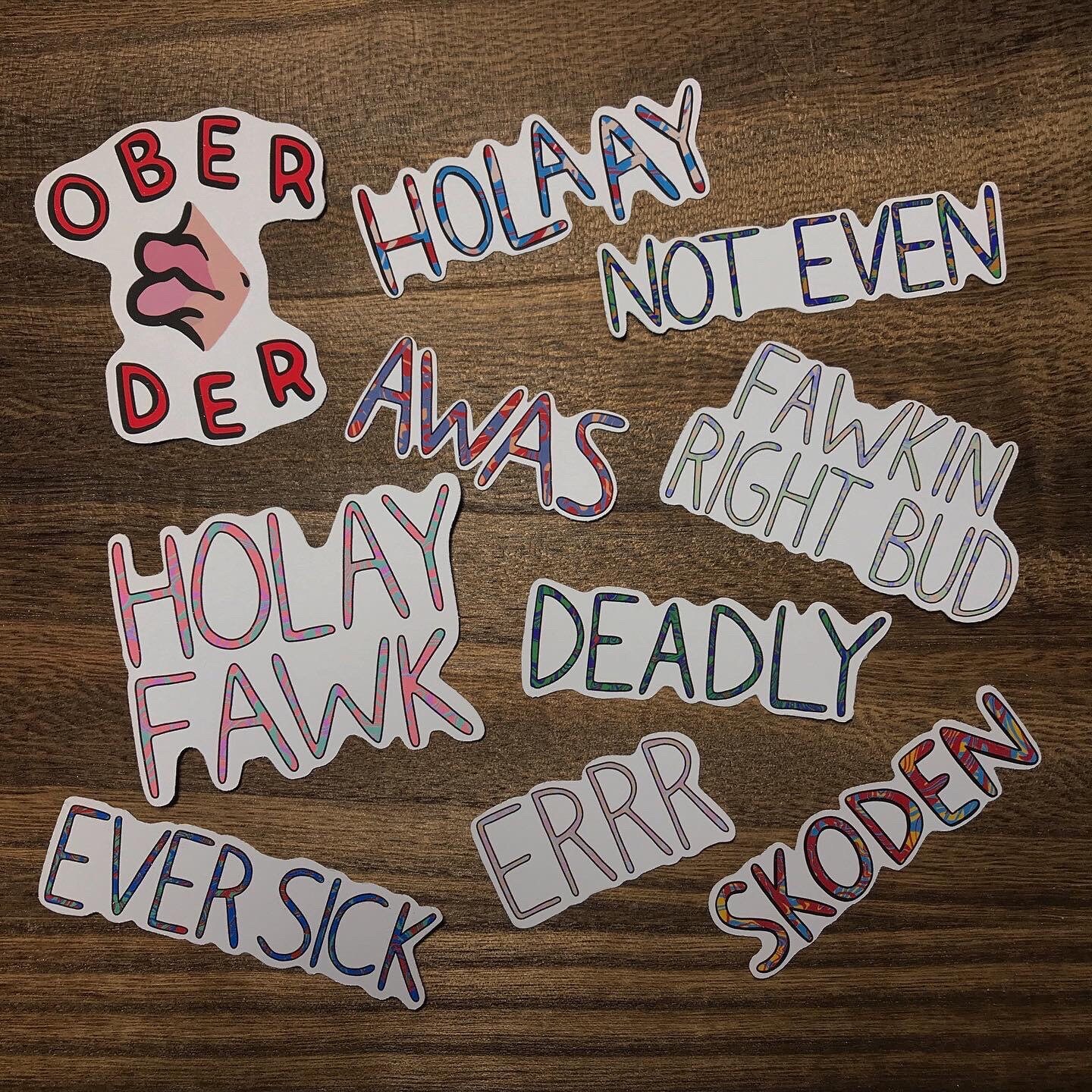 OBER DER Matte Vinyl Sticker Canadian-Indigenous Made | Etsy