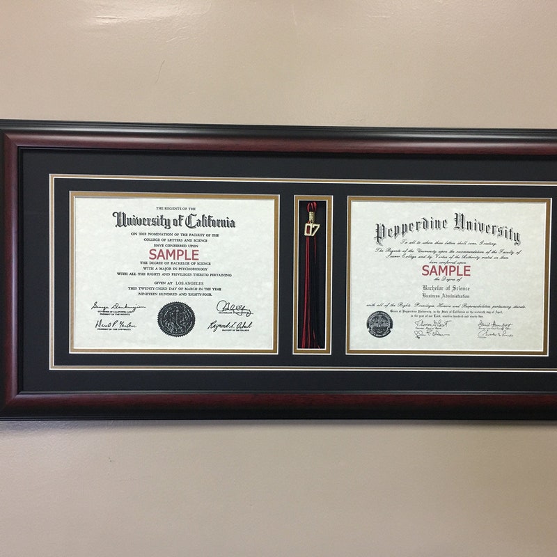 Diploma Frame - Etsy