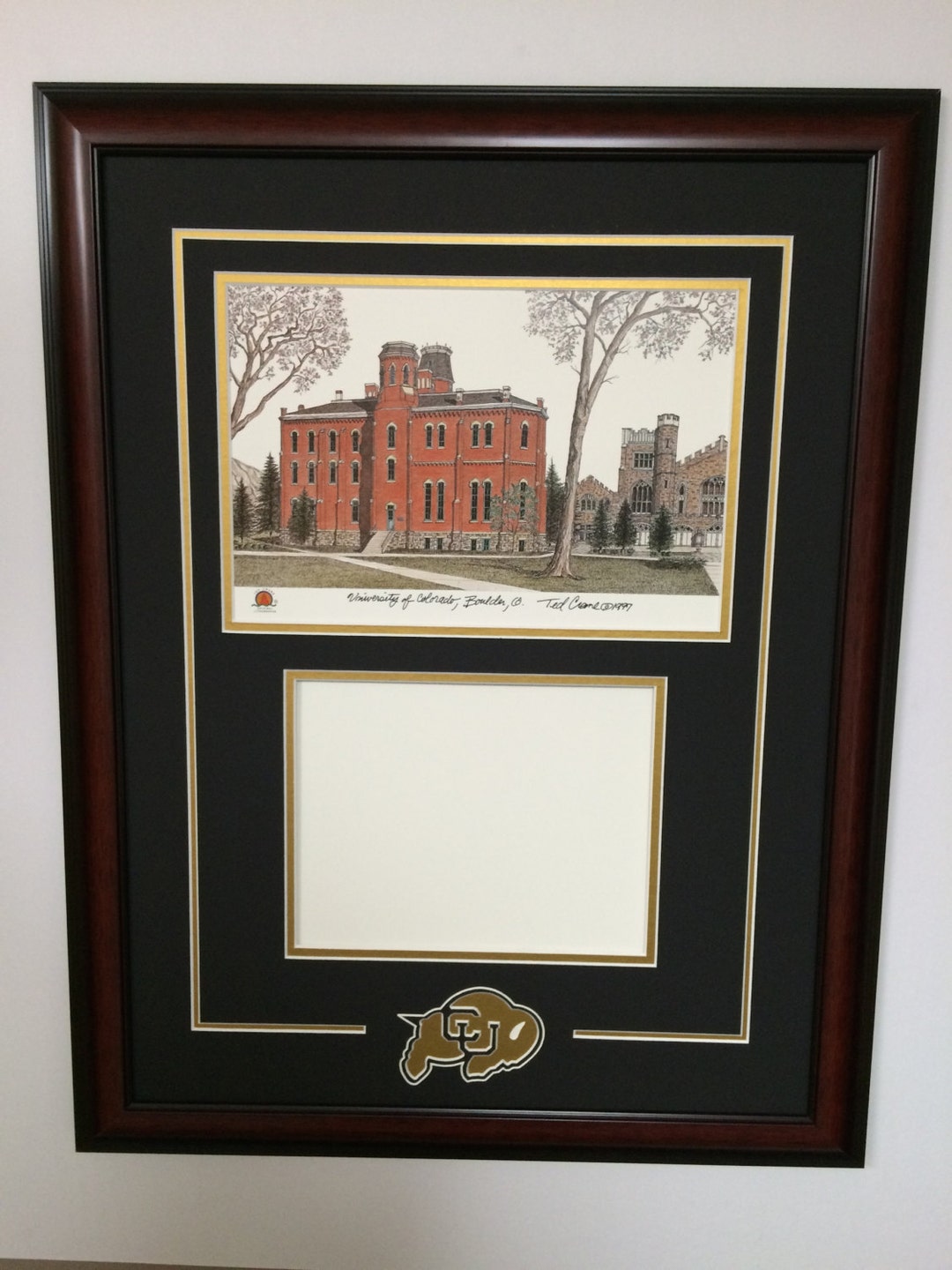 University of Colorado, Boulder Diploma Frame With Artwork - Etsy