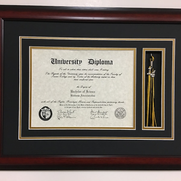 College Diploma Mat - Etsy