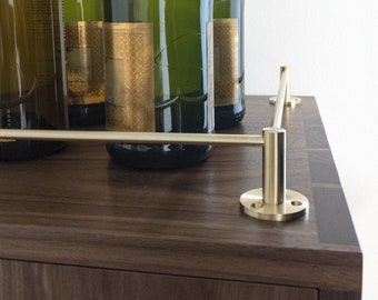 Brass Tipping Rail / Shelf Rail / Fiddler Rail - Etsy Australia