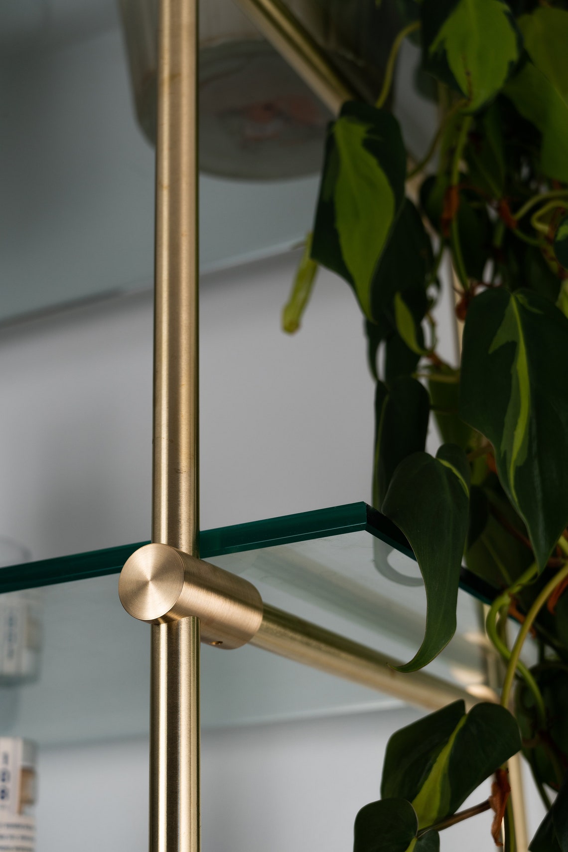 Brass Shelf Connector T Fitting Brass Shelf Fitting - Etsy Canada