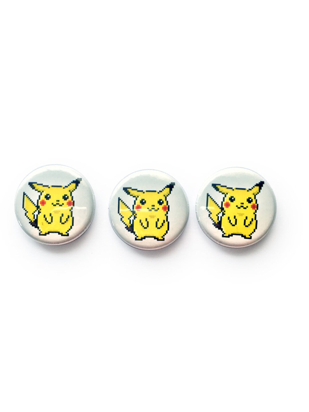 Pikachu Pixel Pokemon Pinbacks Buttons 1" - Etsy