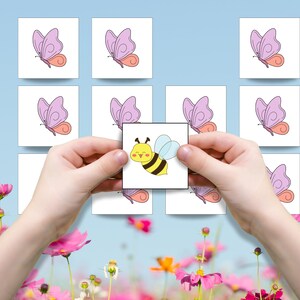 Spring Memory Matching Game Set - Activity for Kids - School Game - Etsy
