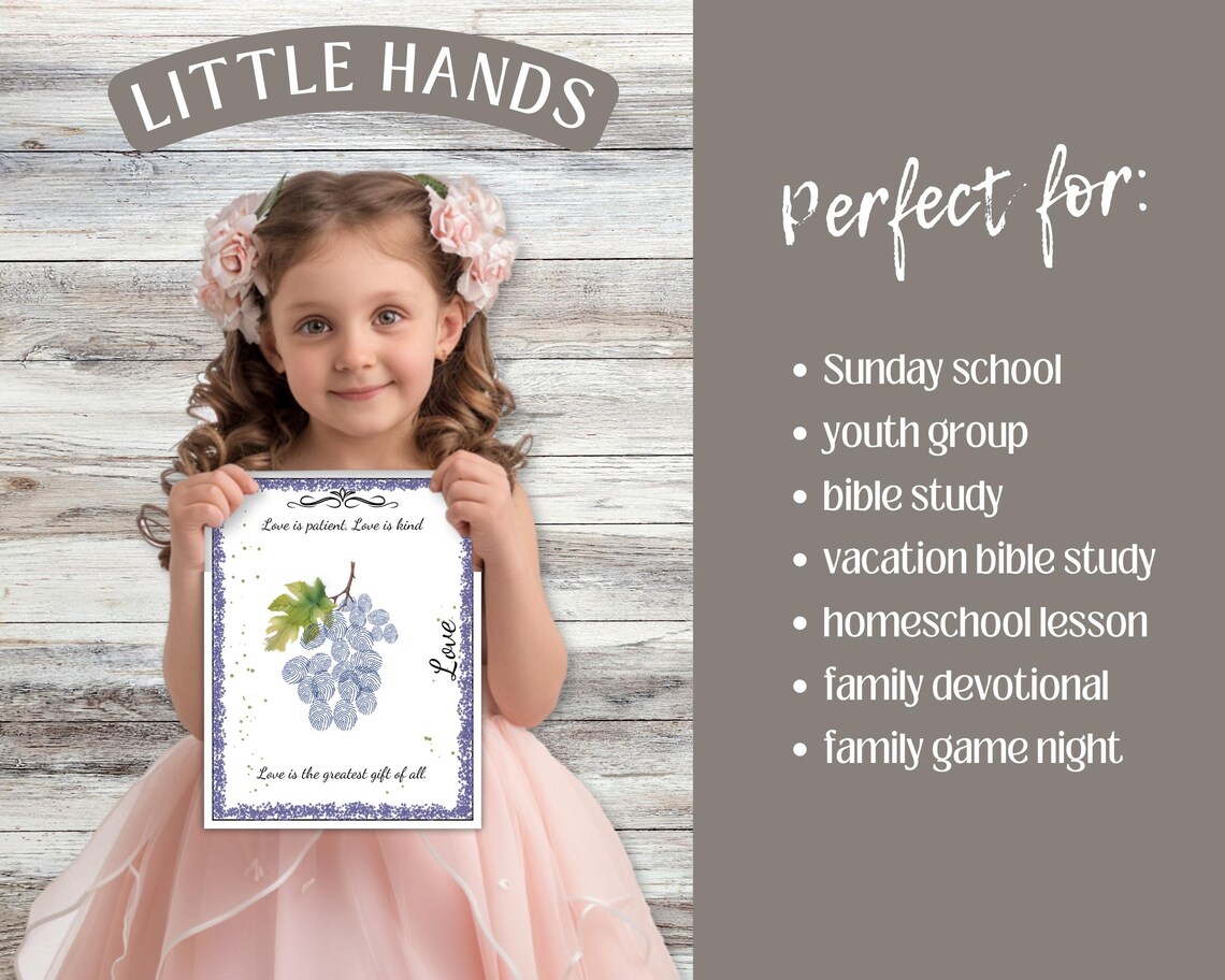 Fruits of the Spirit Handprint Craft | Faith-based Printable for Kids ...