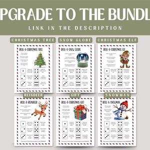 Roll-a-christmas Tree Activity | Printable Christmas Dice Game | Fun ...