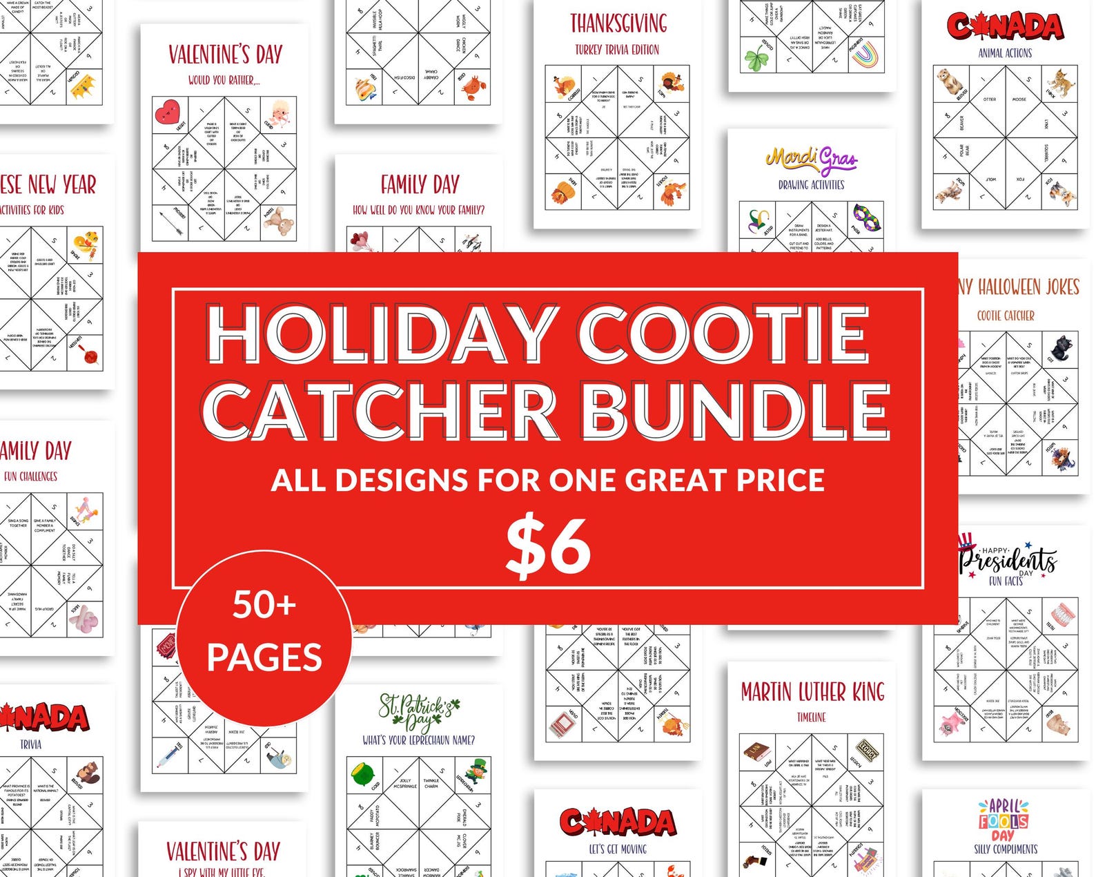 MLK Jr. Cootie Catcher | Black History Month Classroom Activity ...