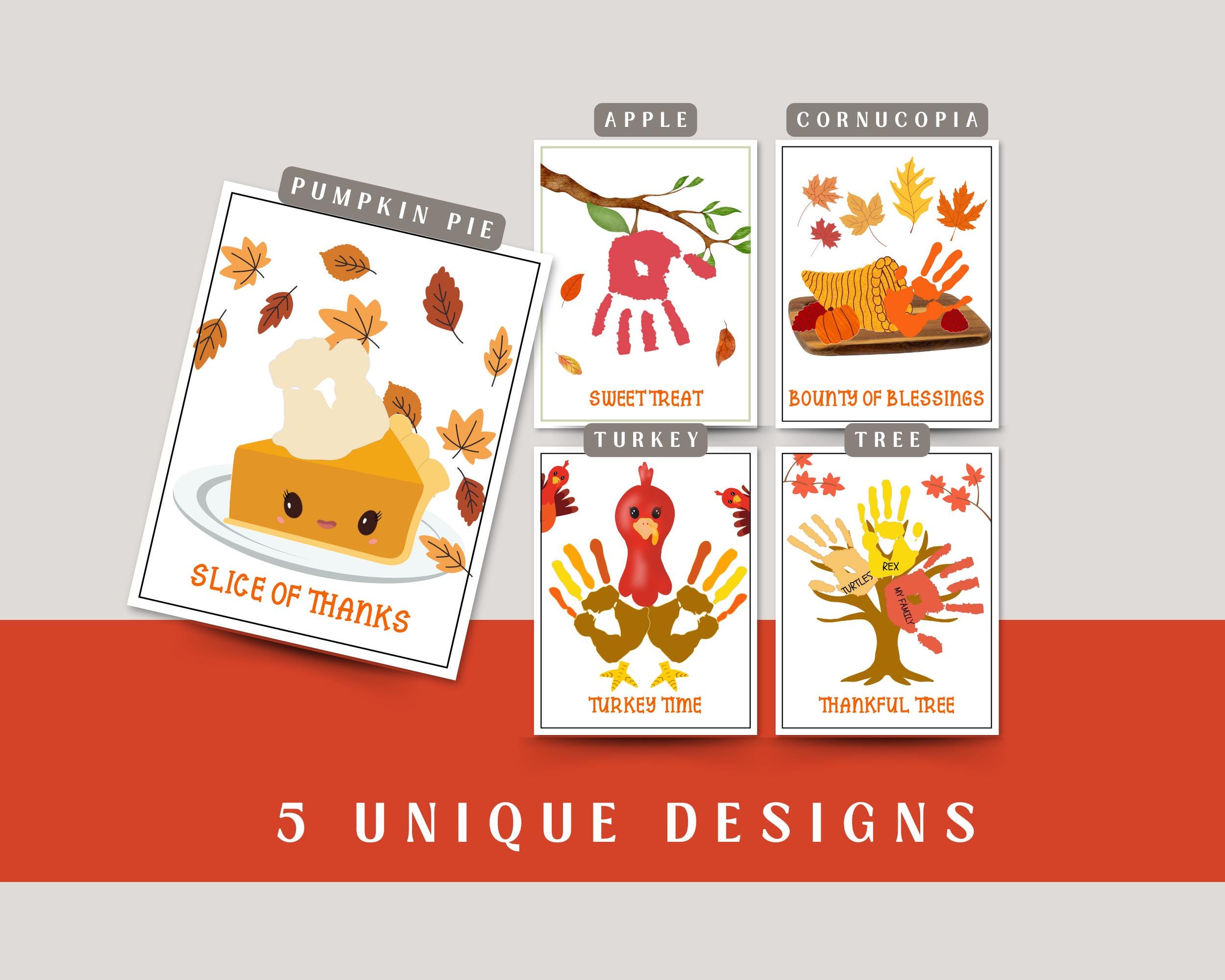 Thanksgiving Handprint Paper Craft for Kids | Family Game Night ...