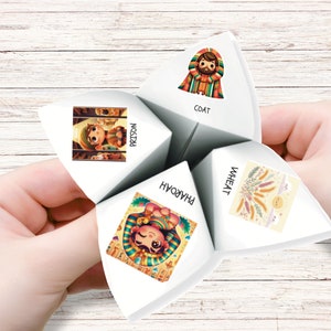 Cootie Catcher Joseph's Coat Story, Sunday School Activity, Bible ...