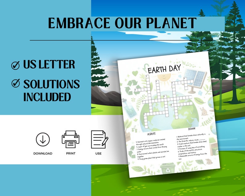 Earth Day Games for Kids Eco-friendly Activity Bundle, Educational ...