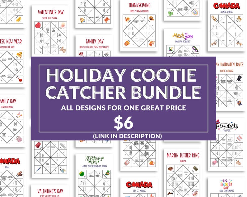 April Fools' Cootie Catchers | Fool's Day Fortune Teller Activity for ...