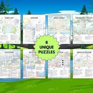 Earth Day Games for Kids Eco-friendly Activity Bundle, Educational ...