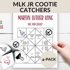 MLK Jr. Cootie Catcher | Black History Month Classroom Activity ...