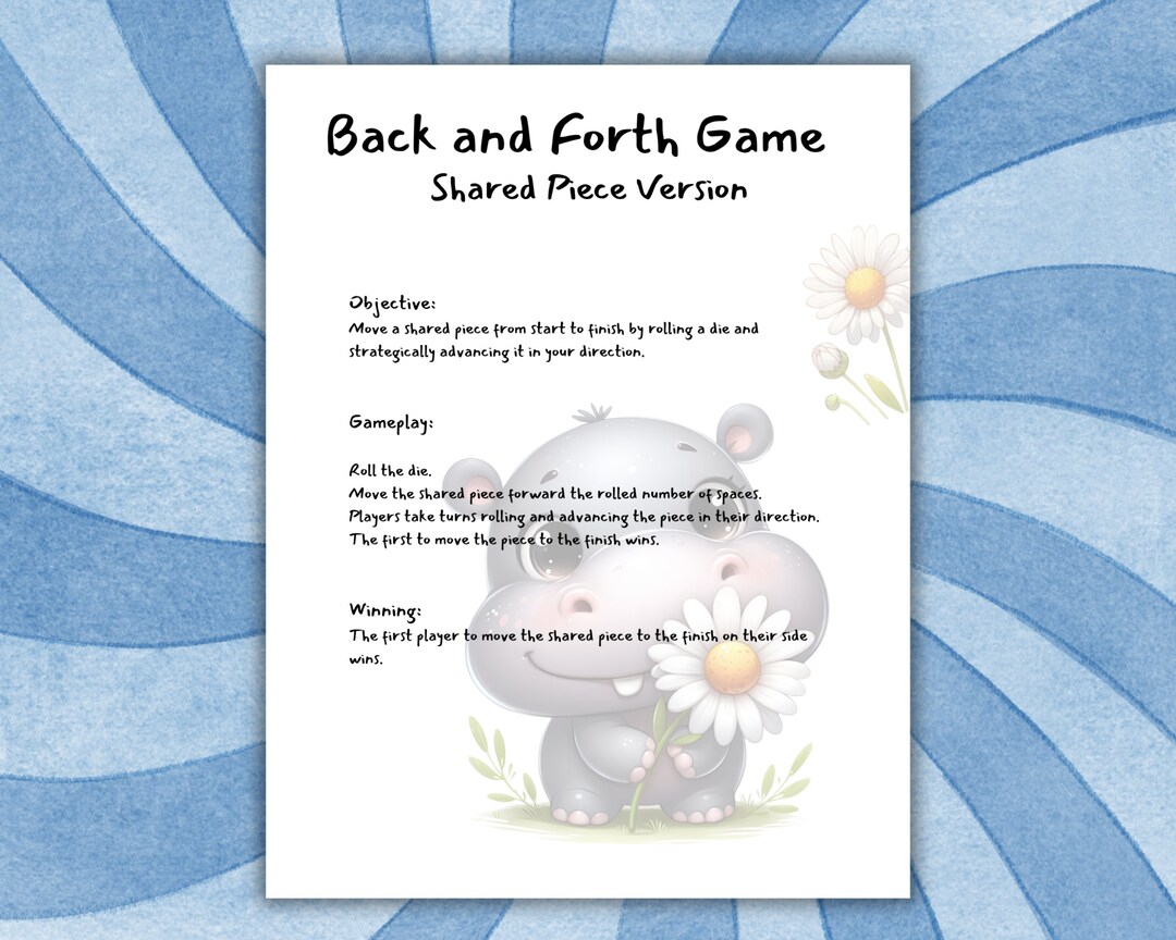 Fun Dice Game for Kids! Printable Children's Activity Kit - Etsy