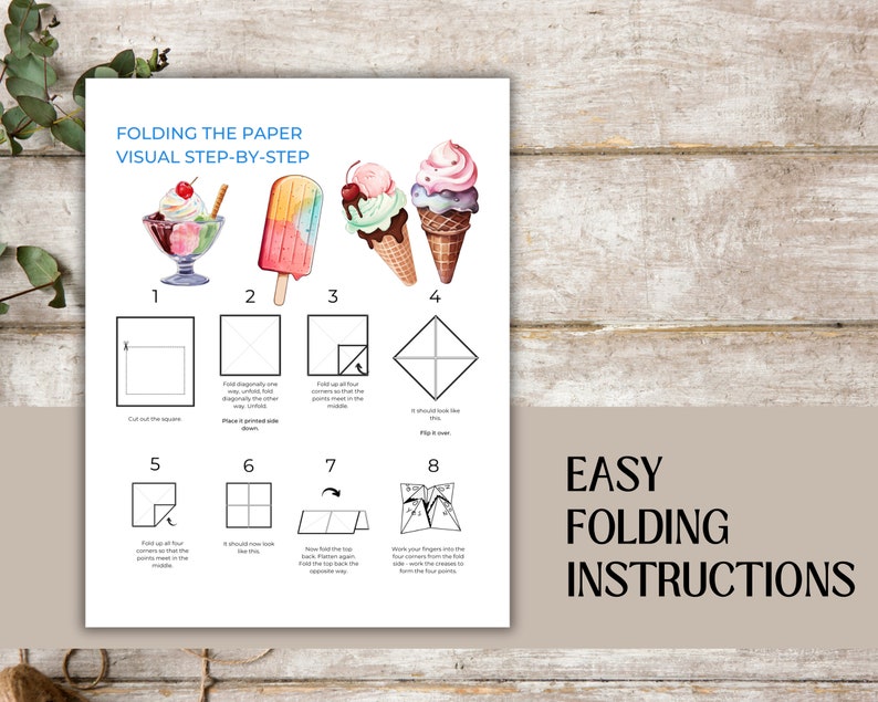 Summer Cootie Catcher: Fun Preschool Activities, Movement and ...