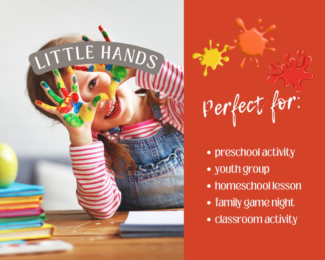 Thanksgiving Handprint Paper Craft for Kids Family Game Night Preschool ...