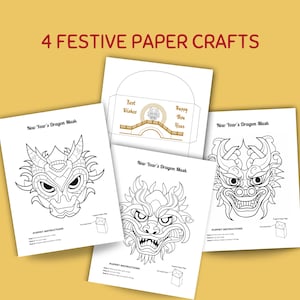 Chinese New Year Activity Bundle - Lunar New Year Activity for Kids ...