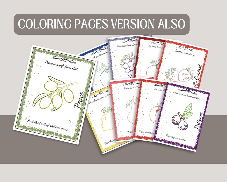 Fruits of the Spirit Handprint Craft | Faith-based Printable for Kids ...