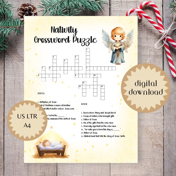 Nativity Puzzle - Etsy