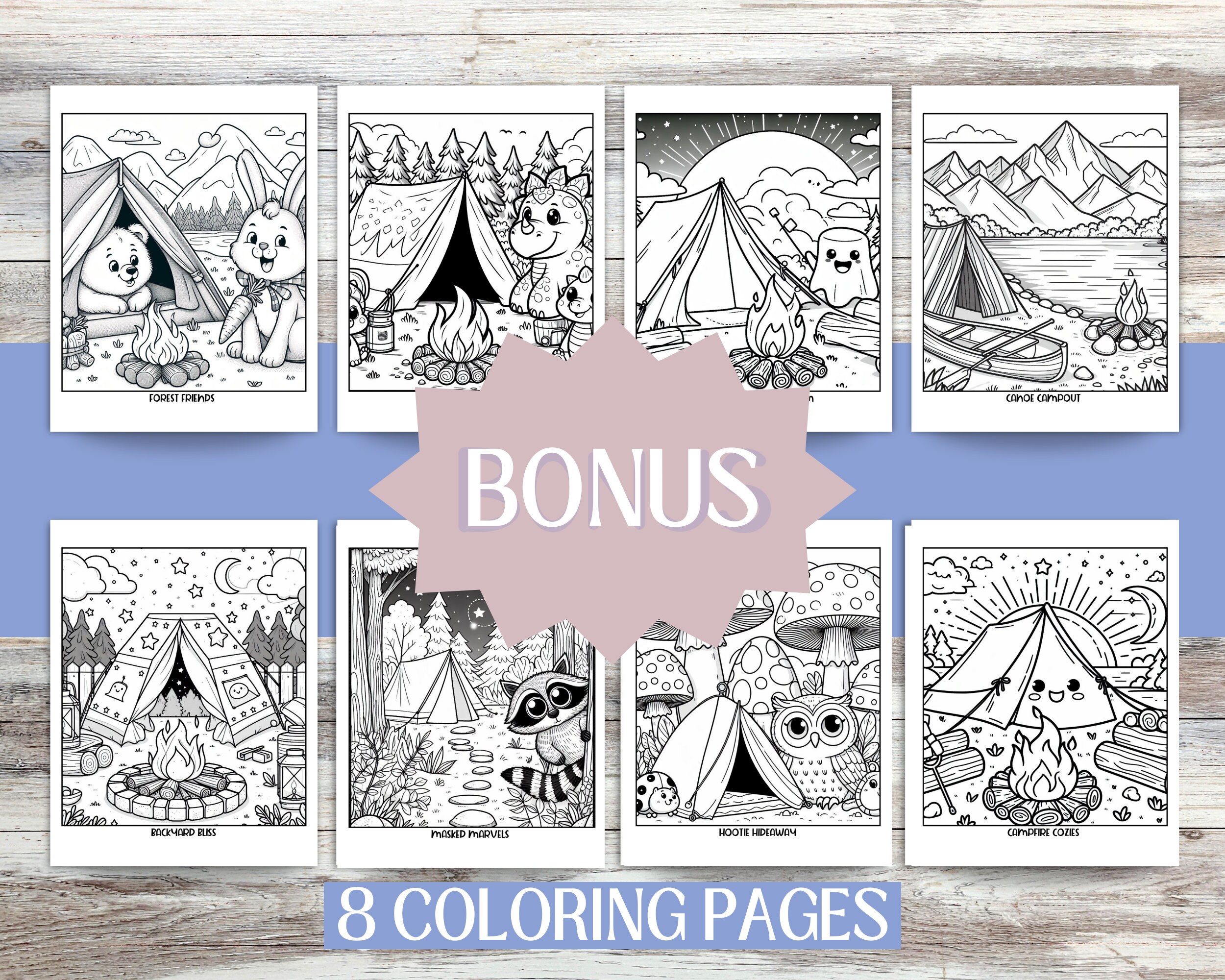 Summer Activity Sheet: Coloring, Maze, Word Puzzles (PDF Download) - Etsy